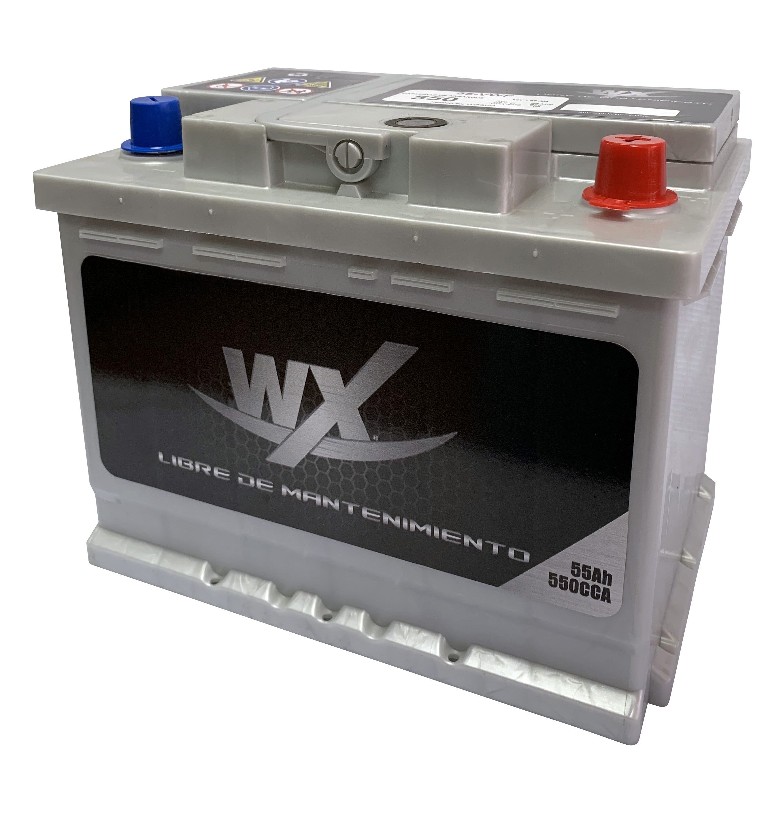 Batería de camioneta WX 55-VWF (55AH-550 CCA) – Cruz y Cia